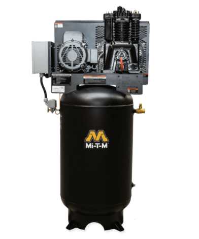 Mi-T-M Electric Air Compressors Simplex vertical model 18.0 @ 175, 5.0 ...