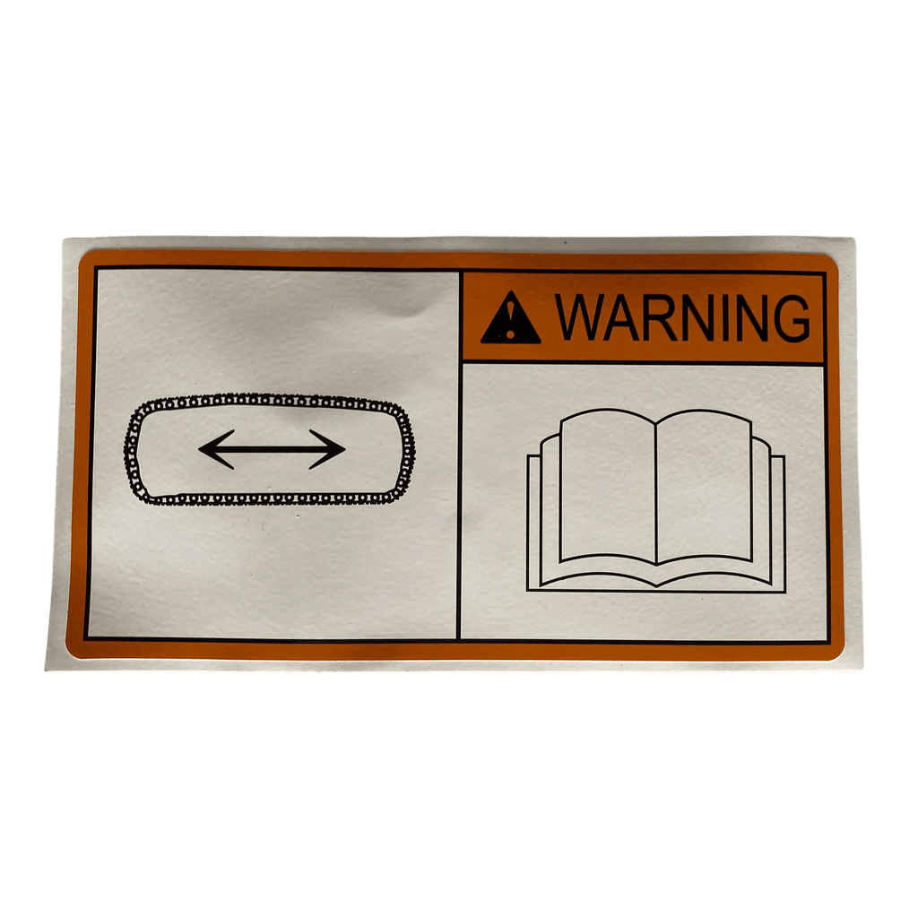 Sany Track Tension Warning Sign 13336668