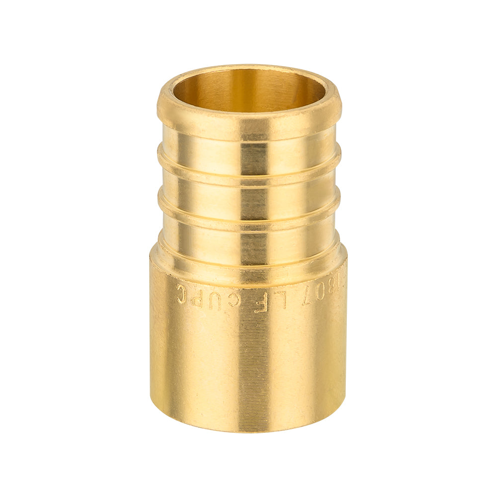PEX-B Crimp 1" PEX x 3/4" Female Copper Sweat Sweat Coupling (Lead Free)