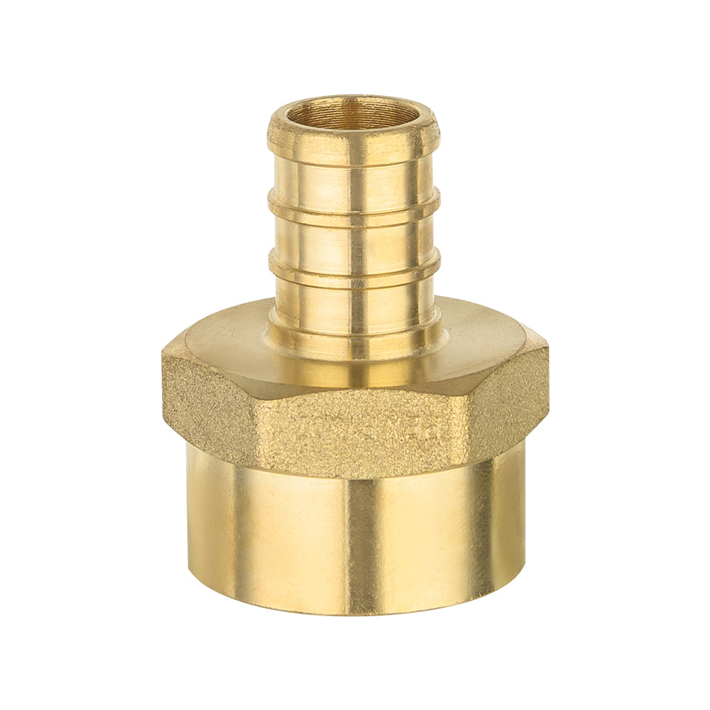 PEX-B Crimp 1/2" PEX x 3/4" Female Threaded Adapter (Lead Free)