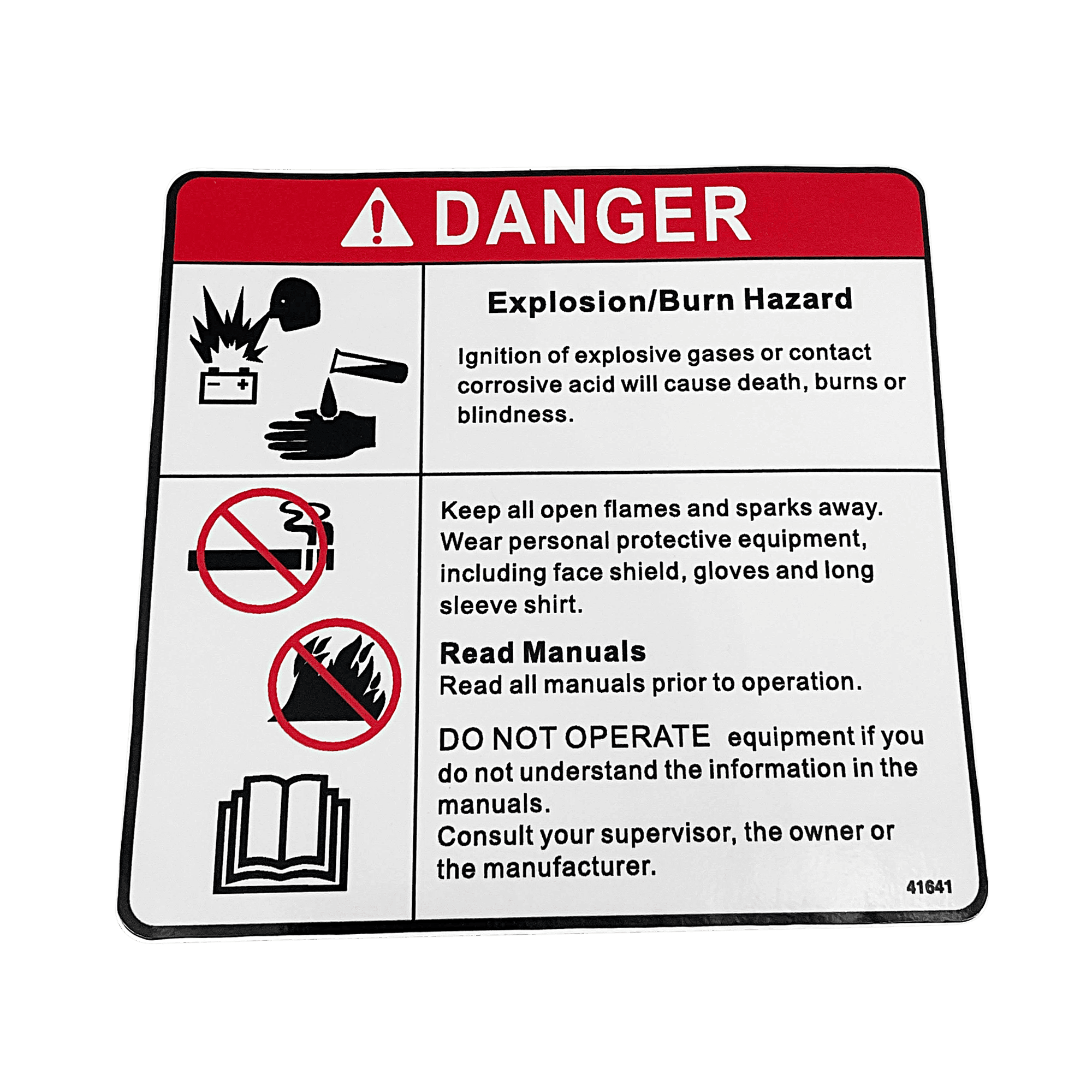 MEC Explosion Decal 41641