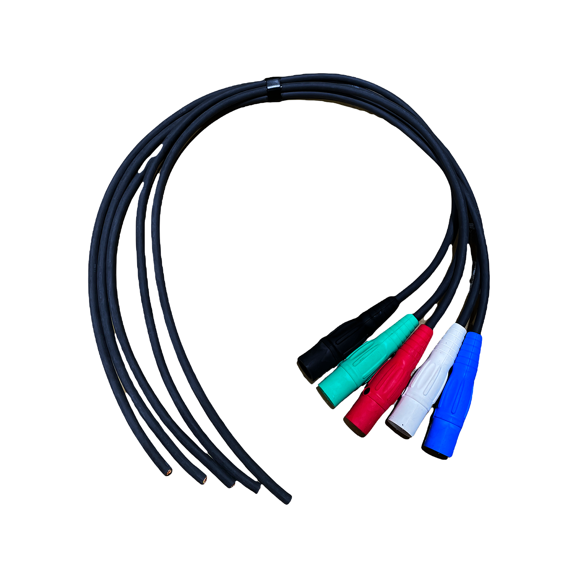 Cable #2 Banded 5 5' EISL Cable, M Camlock X Bare Pigtail 200 Amp 500-1202