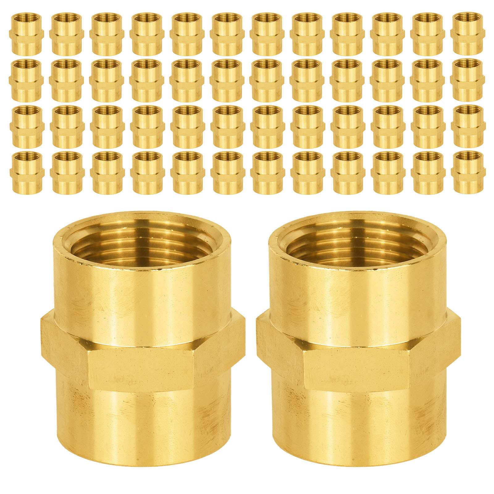 30 Pcs 1" Female NPT Brass Hex Connector