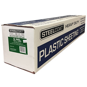 6 MIL Clear Plastic Sheeting - 10' X 100'