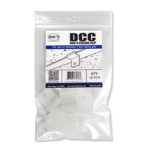 Doc's Drop Ceiling Sign Hanging Clip-10 per bag
