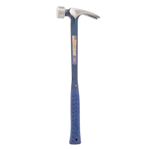 Estwing E3-25S 25oz Big Blue Framing Hammer w/ Larger Face - Blue Grip ...