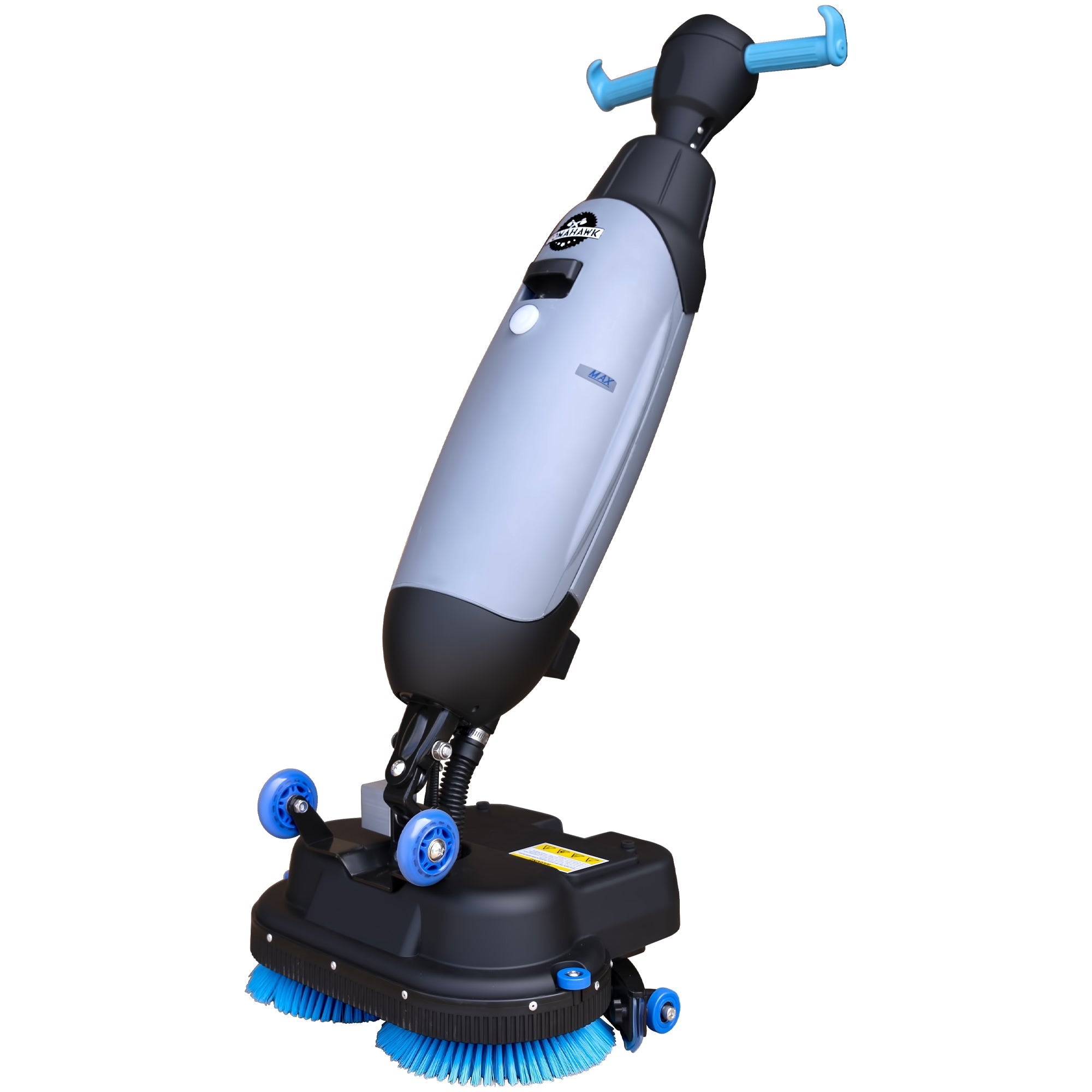 Electric Floor Scrubber Cleaner with 18” Power Mop Brushes Cordless 36V ...