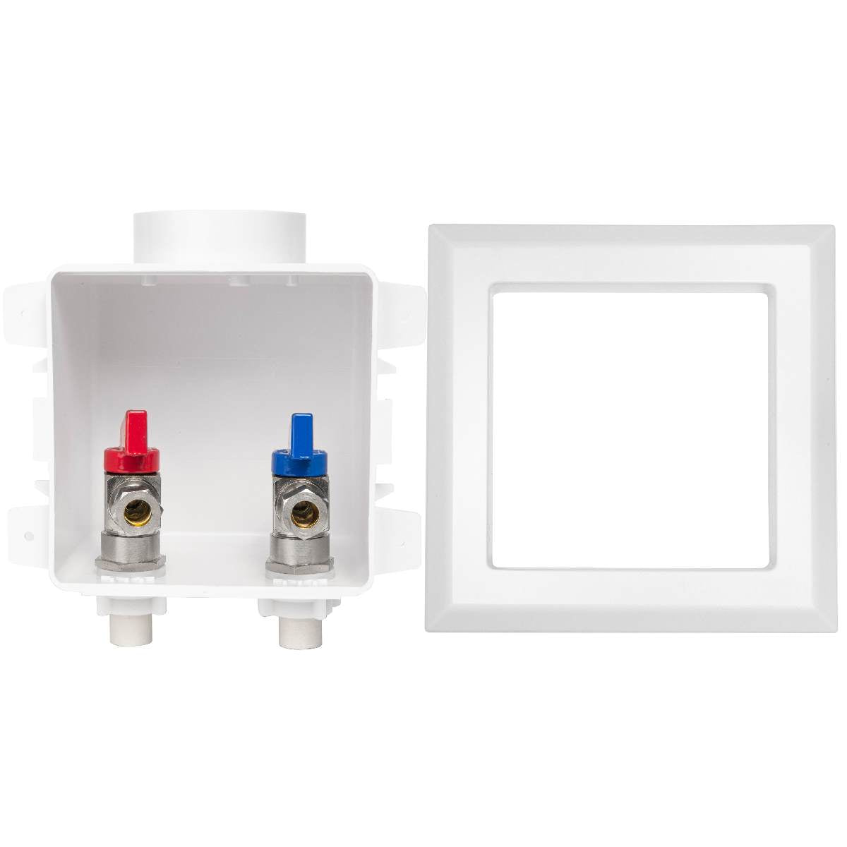 1/2" CPVC PPE Intet, Faucet Outlet Box, With Installed 1/4 Turn Ball Valve