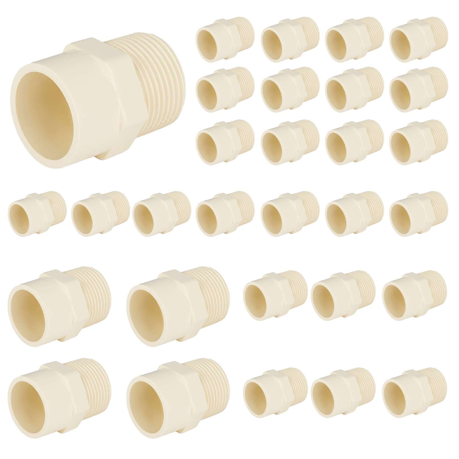 30 Pcs 3/4" CTS CPVC Male Adapter (MIPT x Socket)