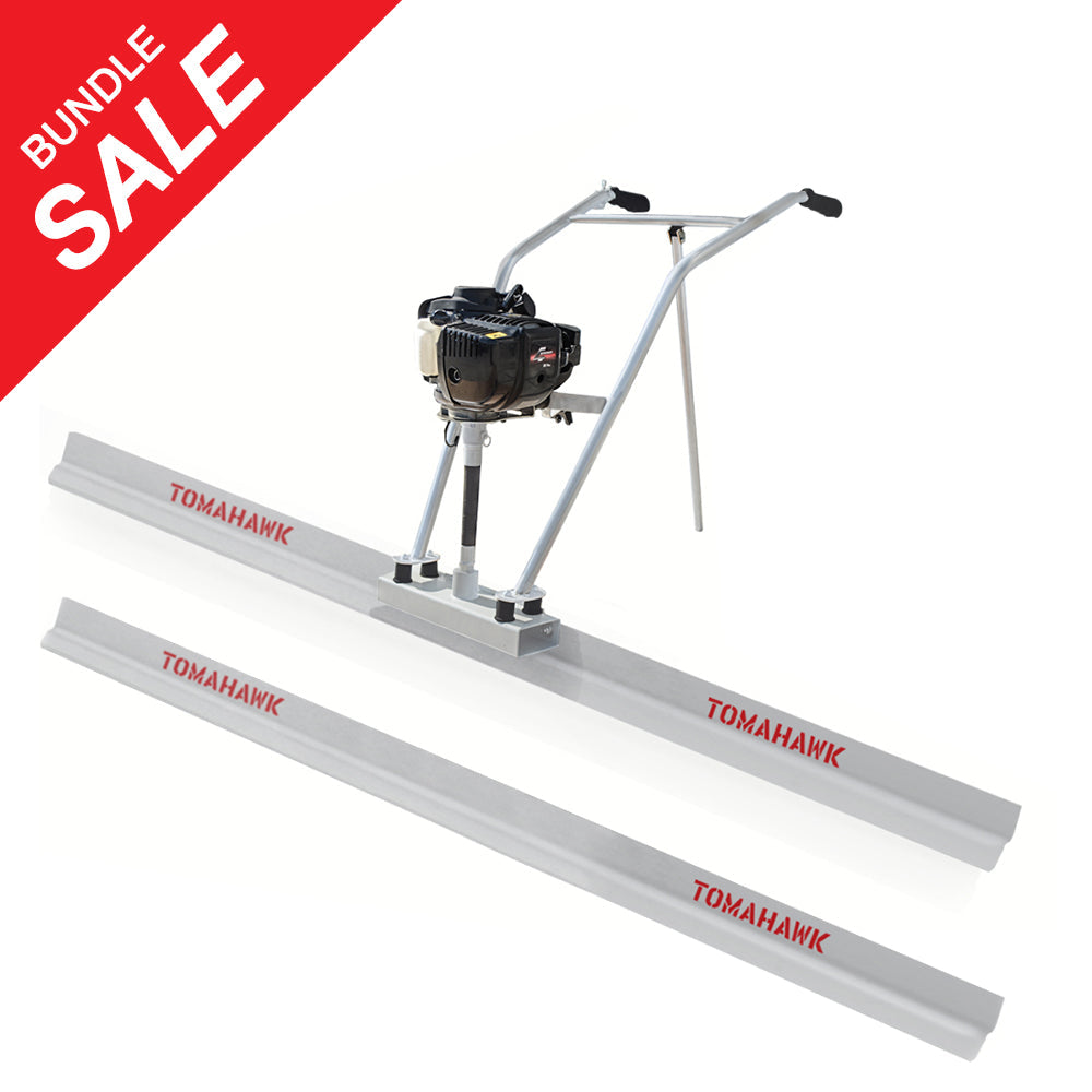 Tomahawk Concrete Power Screed Dual Aluminum Blade Bundle (Choose 2 Boards)