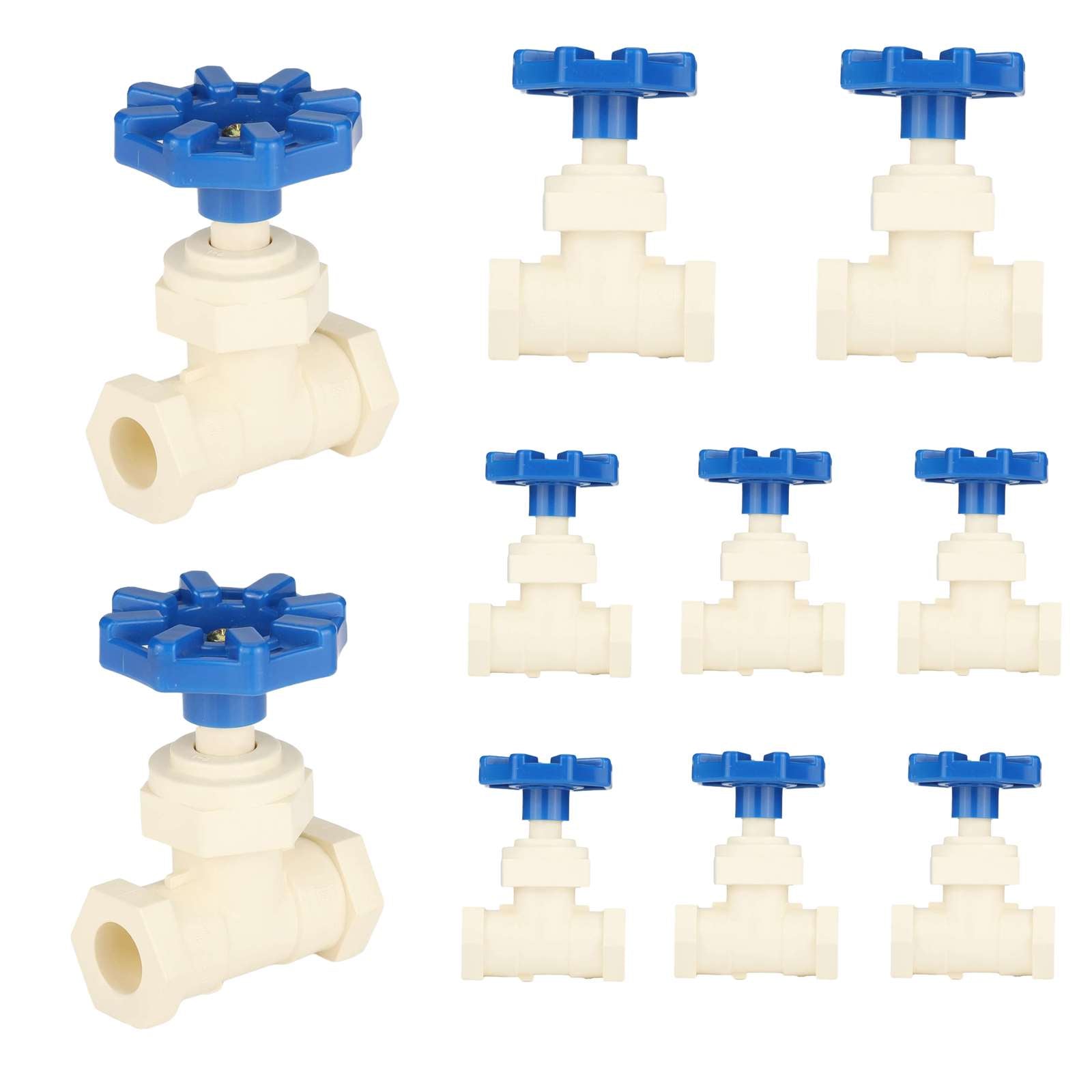 10 Pcs 1/2" CTS X 1/2" CTS CPVC Stop Valve