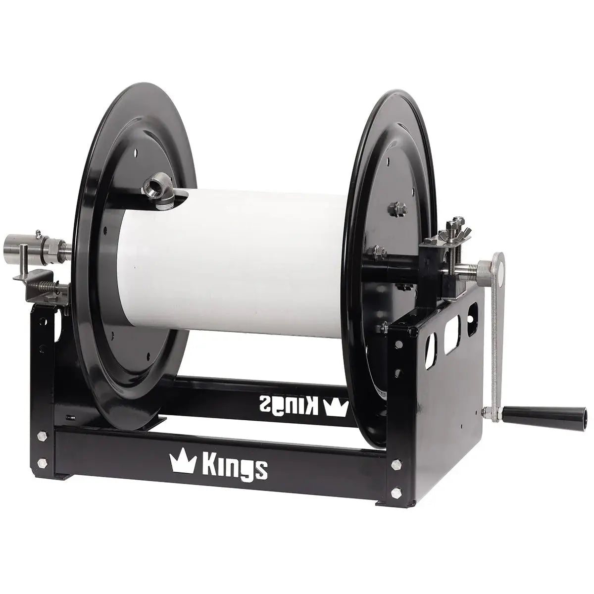 Kings 12" Manual Reel, Steel, 1/2" Manifold KR1S12