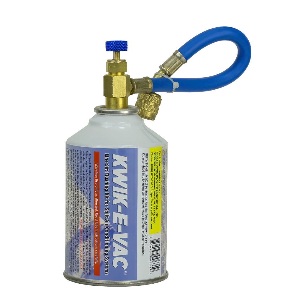 KWIK-E-VAC Line Set Flushing Kit Installation Simplifier for Mini Split ...